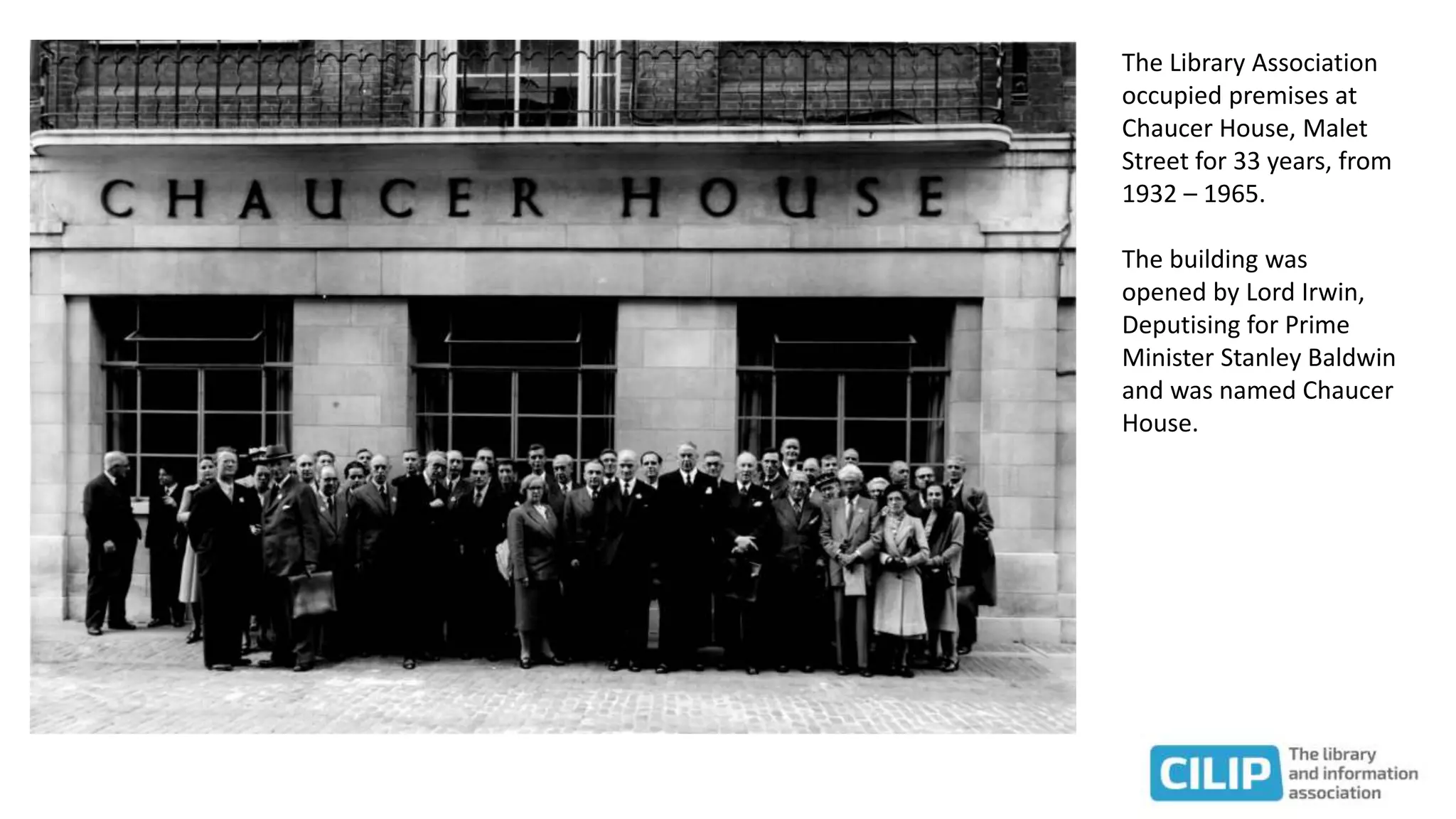 CILIP @ 125 - our past, present and future | PPT