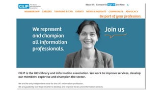 CILIP @ 125 - our past, present and future | PPT