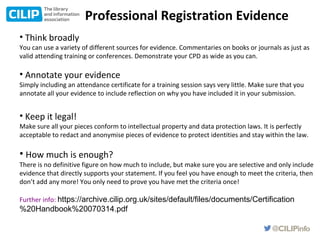CILIP Professional Registration: An Investment in Your Professional ...