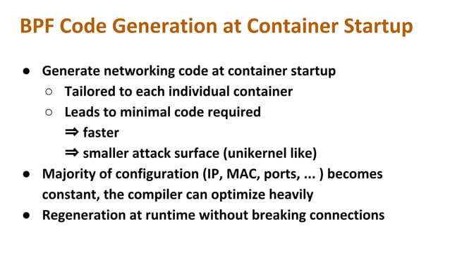 Cilium - BPF & XDP for containers | PDF | Computer Networking | Computing