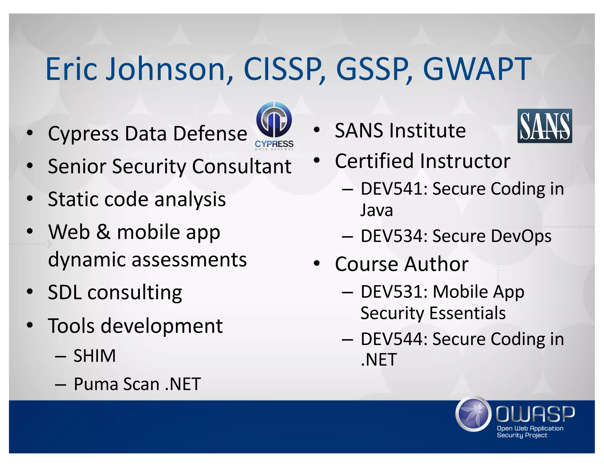 Continuous Integration: Live Static Analysis with Puma Scan | PDF