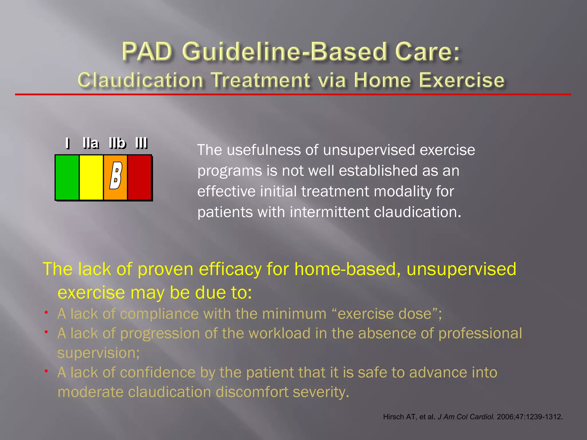 Cilostazol treatment intermittent claudication | PPT