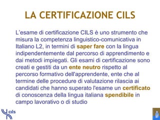 CILS -1. Programma e introduzione | PDF