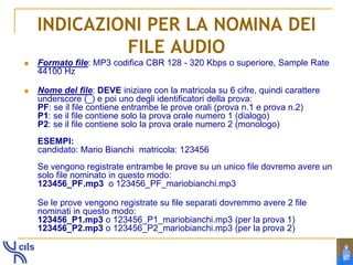 CILS - 5. Somministrazione orale. Parte1 | PDF