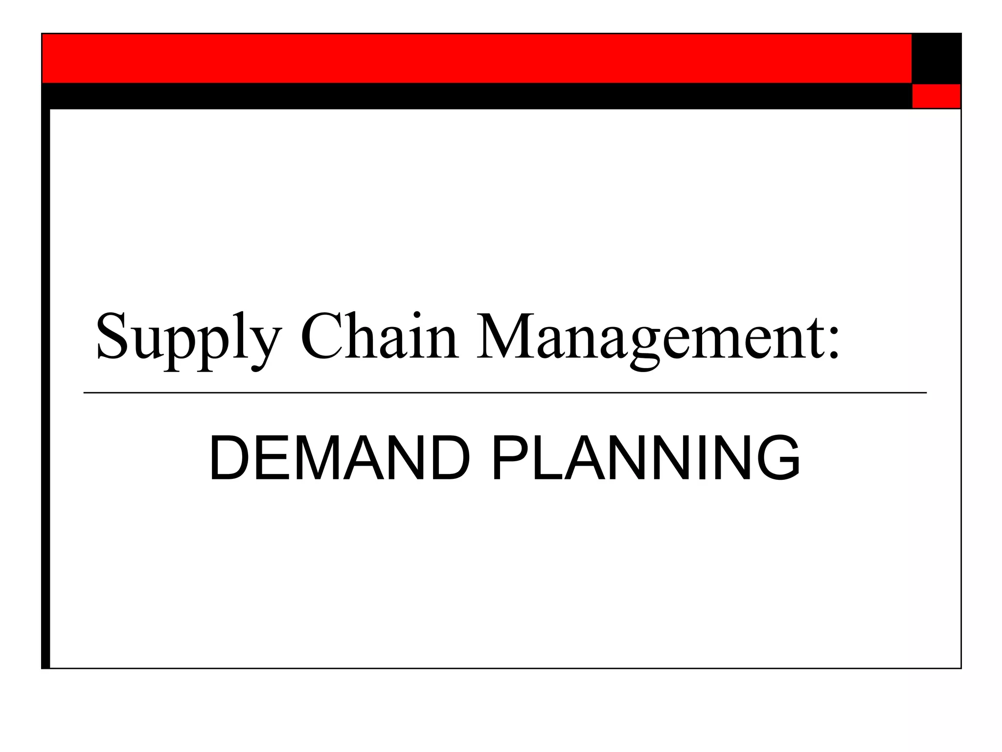 Cilt demand planning. | PPT