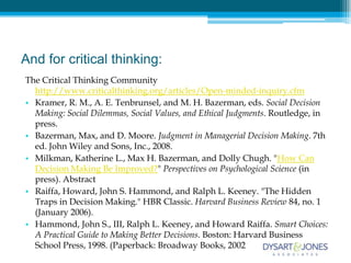 CIL 2011 Thinking Strategically & Critically: Seeing possibilities | PPT