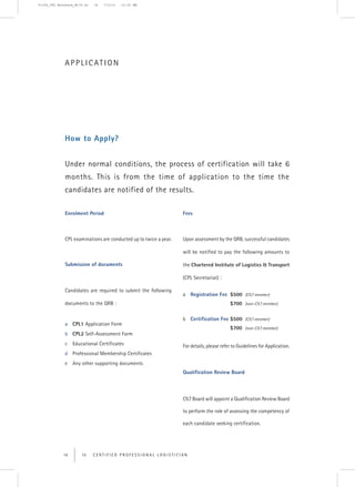 Cilt Singapore (Cpl Brochure) | PDF