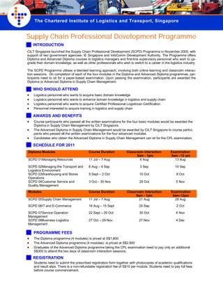 Cilt Singapore (Scpd Flyer) | PDF | Logistics | Business