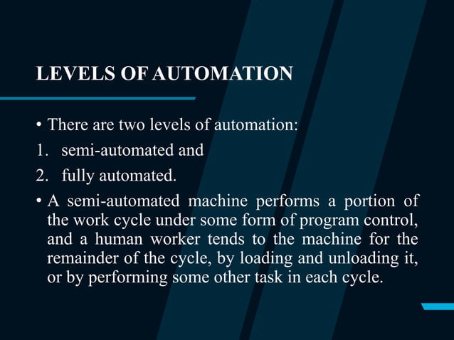 Manufacturing Automation | PPTX
