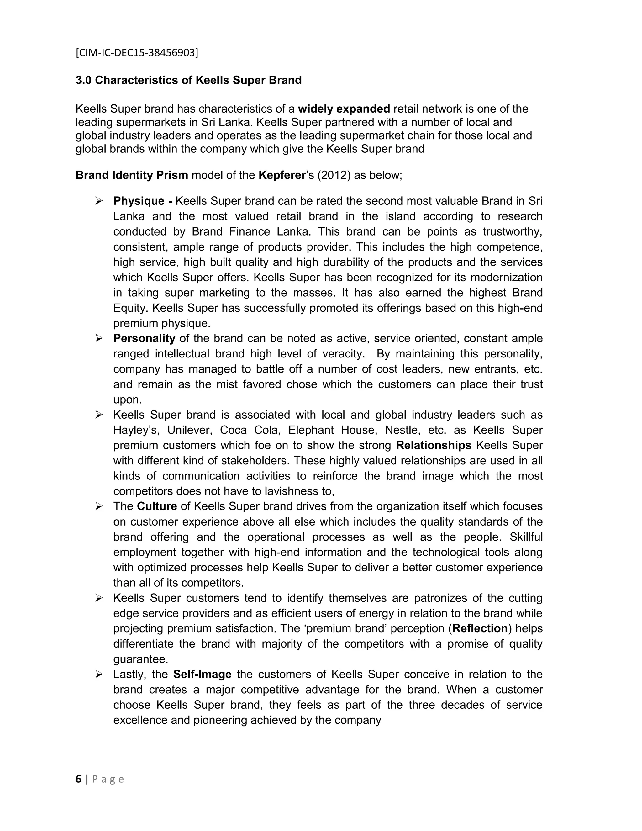 Situational analysis & integrated communication plan for Keells Super ...