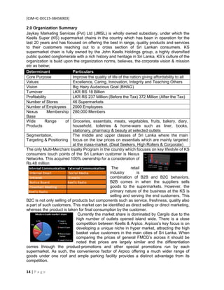 Situational analysis & integrated communication plan for Keells Super ...