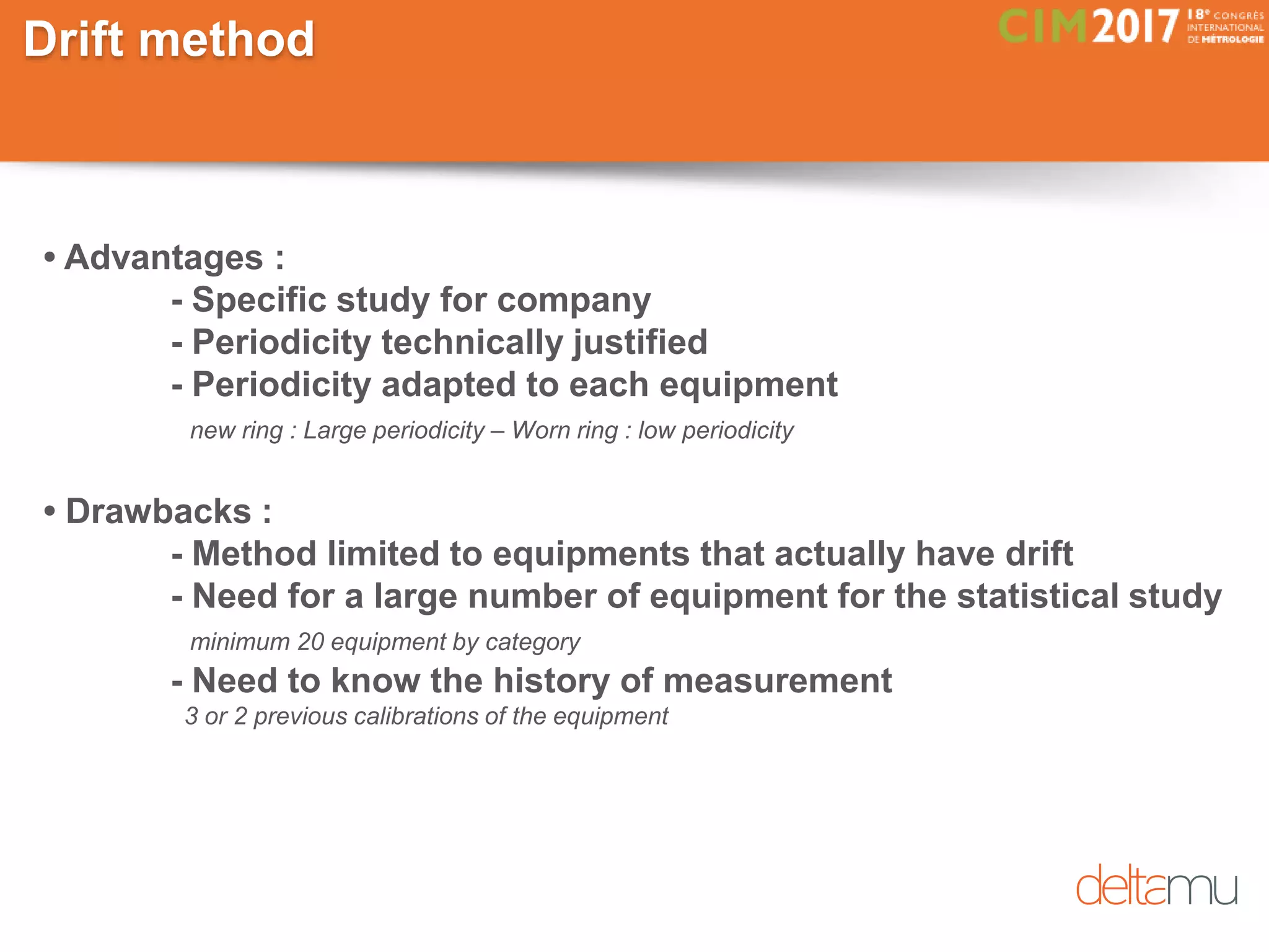 Method of the drift - CIM 2017 | PPT
