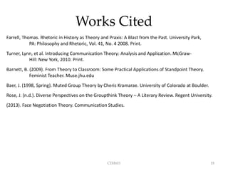 Theories of Communication | PPTX