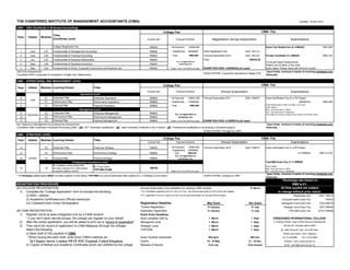 Cima all levels fees structure new fees 2011 (18-dec-2010) (2) | PPT