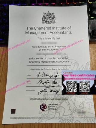 CIMA certificate | PDF