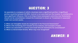 CIMA OCS Certification Exam Master Operational Case Studies | PPT