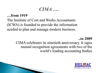 CIMA Presentation | PPTX