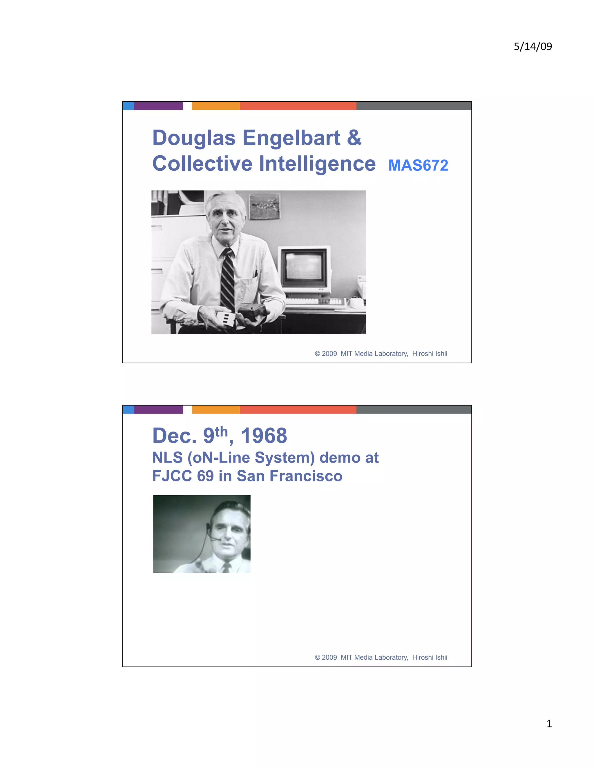 Douglas Engelbart & Collective Intelligence | PDF