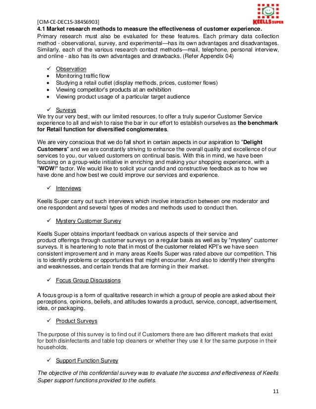 CIM assignment - Customer Experience on Keells Super (38456903)