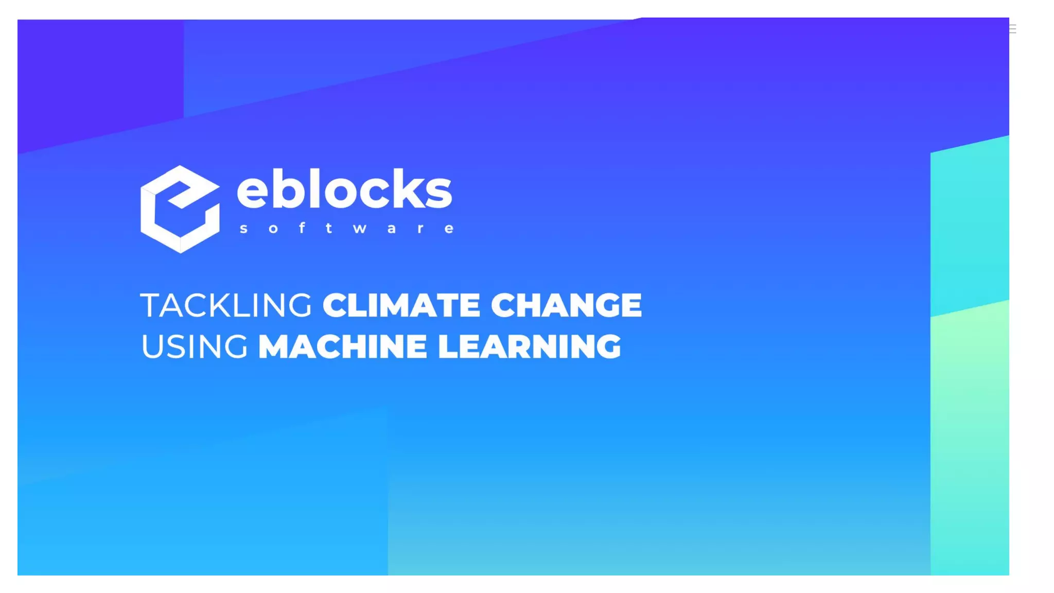 Tackling Climate Change with Machine Learning | PPT