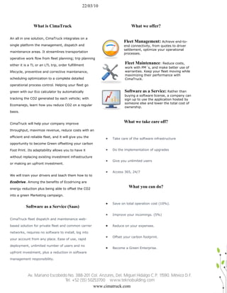 Cimatruck Ecodrive | PDF