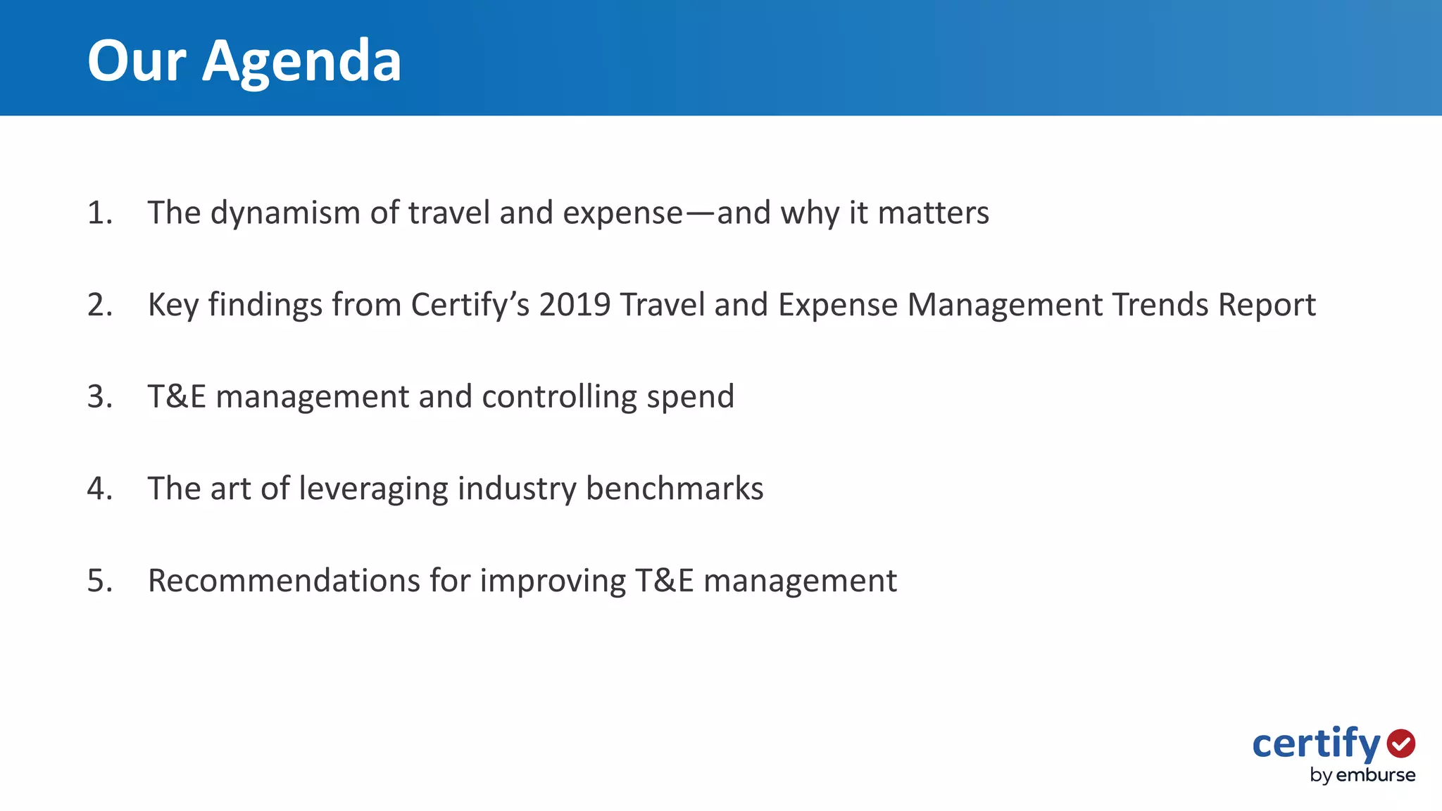 Controlling Spend | The Elements of an Improved T&E Process | PPTX