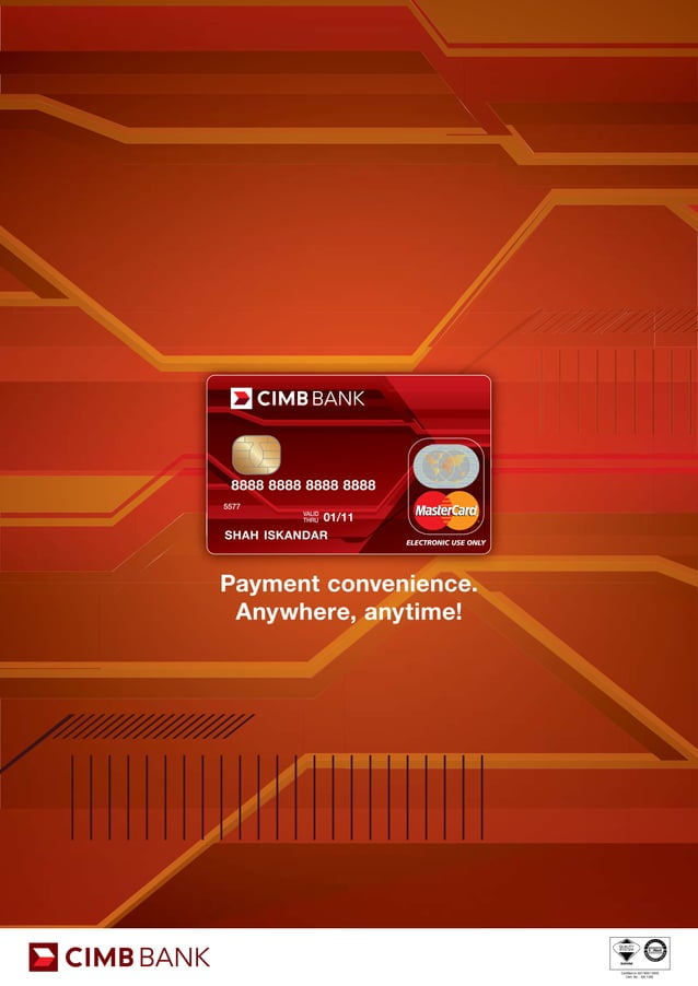 Cimb E Master Card E Form Smsa0031 Mph Offer 01 | PDF