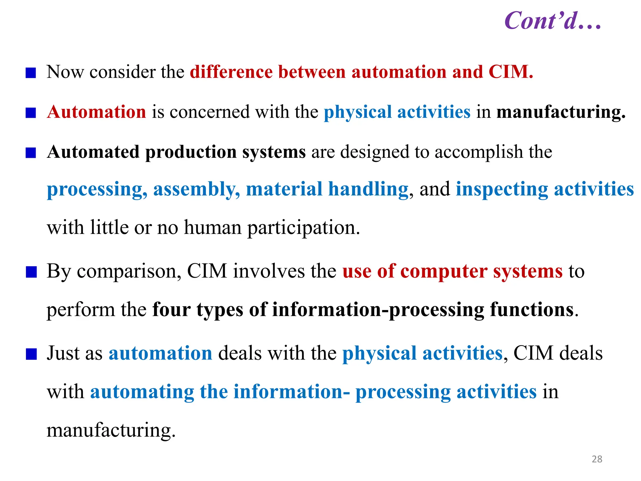 introduction to computer integrated manufacturing | PDF