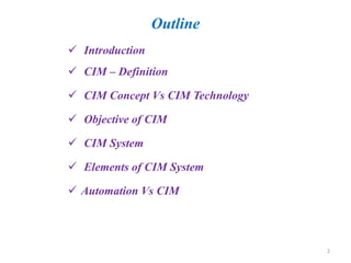 introduction to computer integrated manufacturing | PDF
