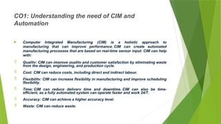 Understanding Computer Integrated Manufacturing | PPTX | Manufacturing ...