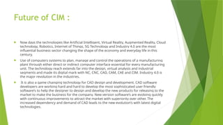 Understanding Computer Integrated Manufacturing | PPTX | Manufacturing ...