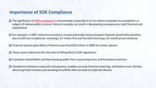 CIMCON Software - SOX Compliance Solutions | PPT