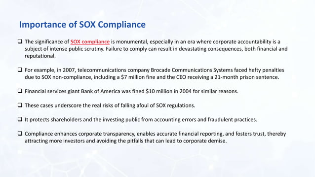 CIMCON Software - SOX Compliance Solutions | PPT