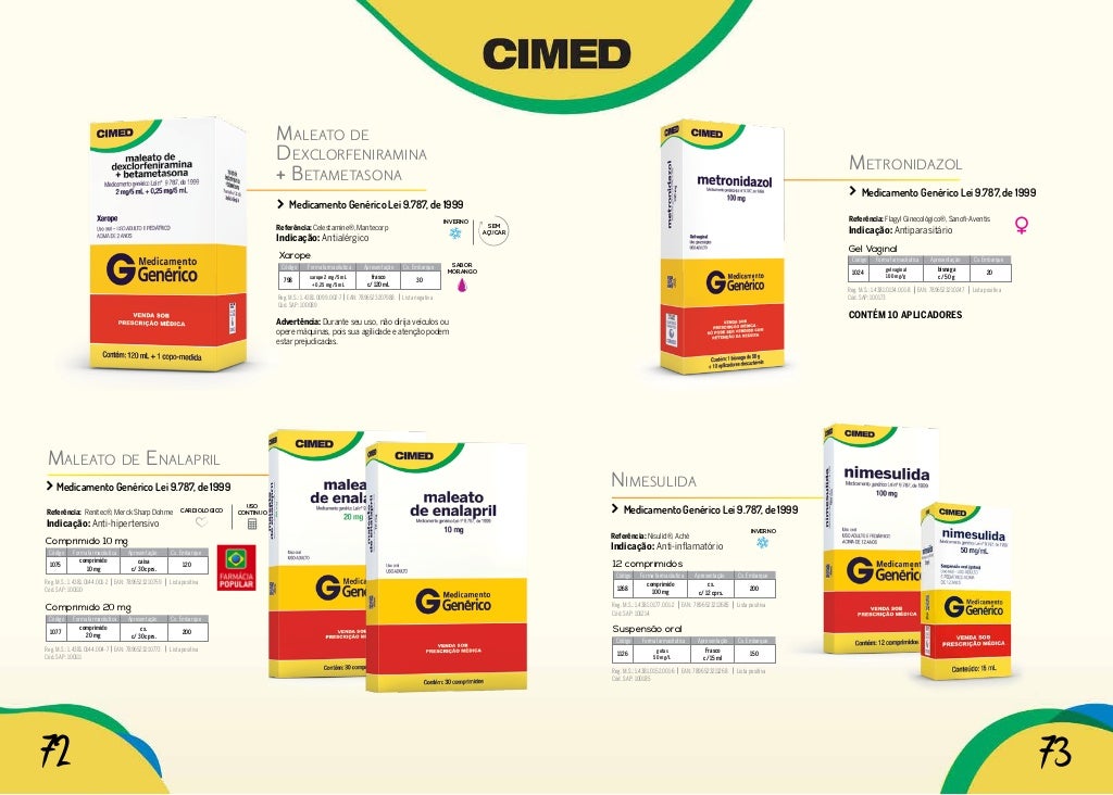 Cimed Catalogo