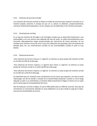 Cimentación | DOCX