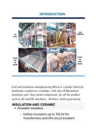 CIM internship report coil insulation and manufacturing | DOCX
