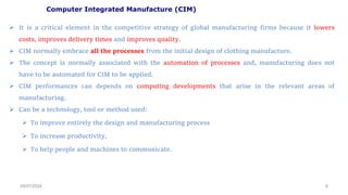 INTRODUCTION TO THE CIM INTRODUCTION.ppt | Business | Business and Finance
