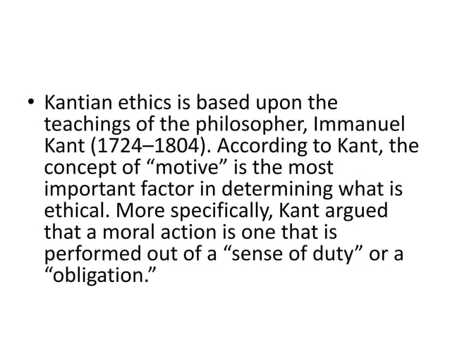 C) immanuel kant | PPTX