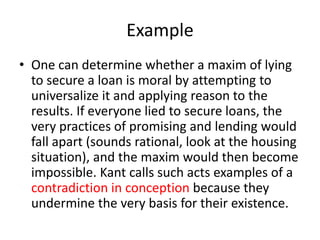 C) immanuel kant | PPTX