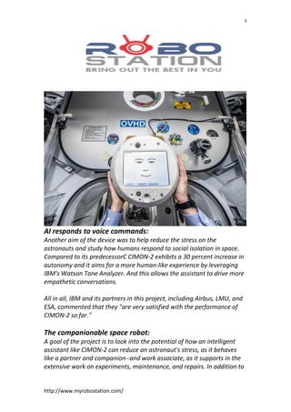 Cimon 2 robots | PDF