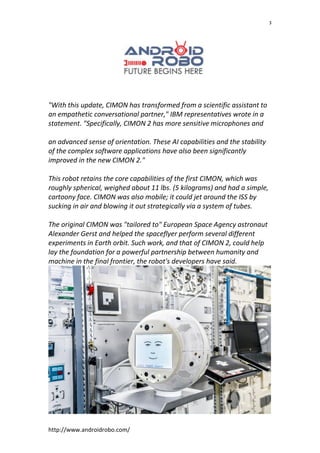 Cimon 2 robots | PDF