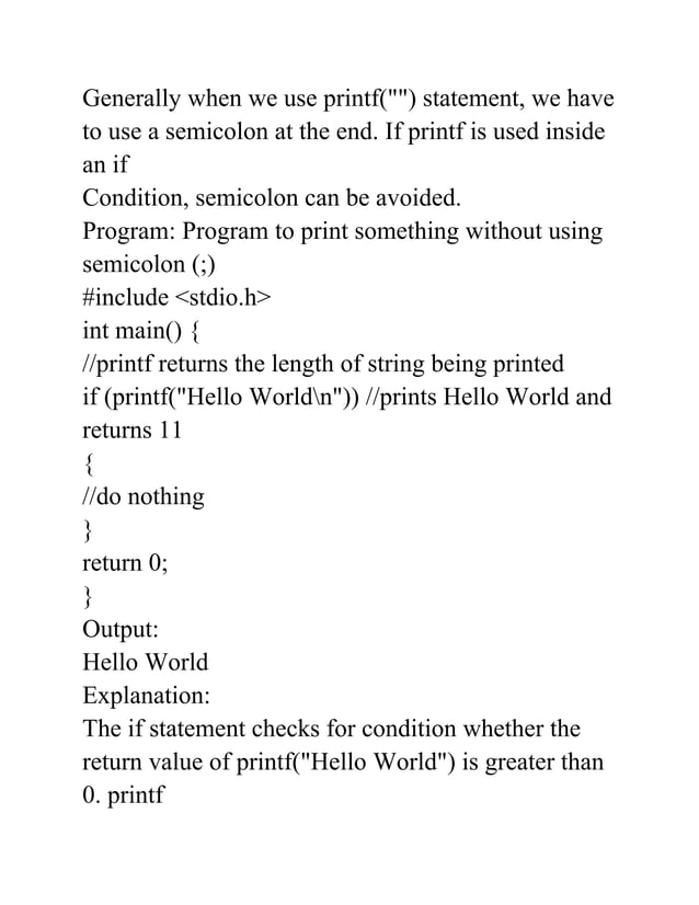 C important questions | PDF