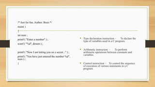 C –imp points | PPTX