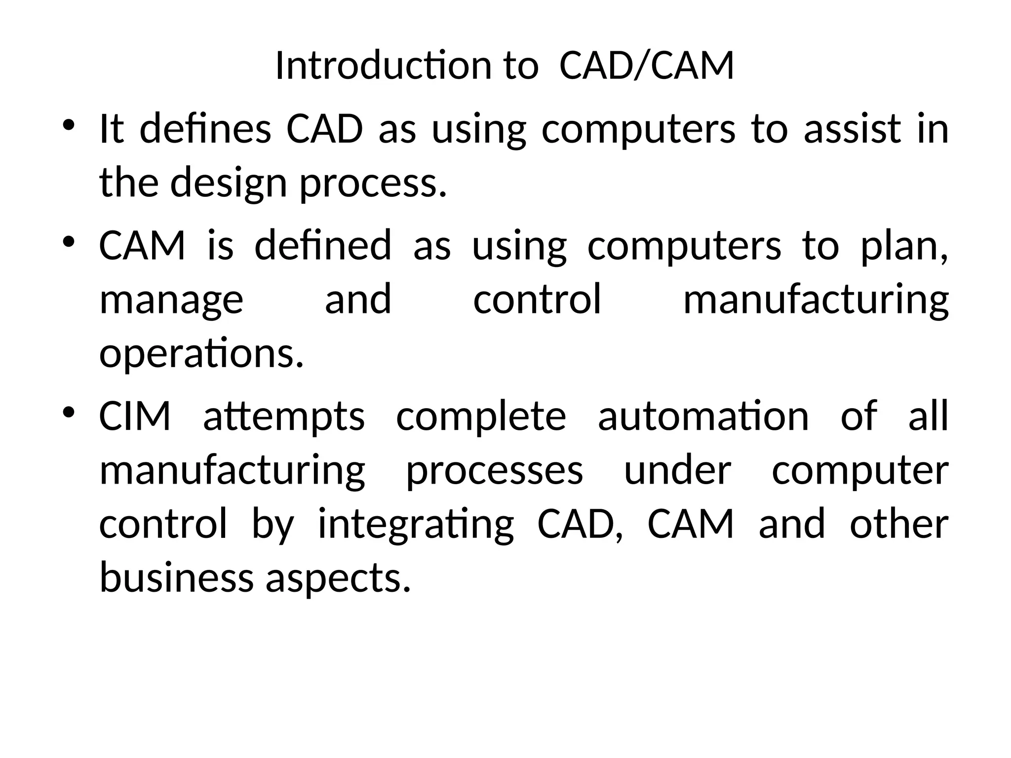 Computer Integrated Manufacturing ppt unit 1.pptx