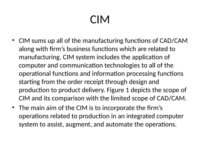 Computer Integrated Manufacturing ppt unit 1.pptx