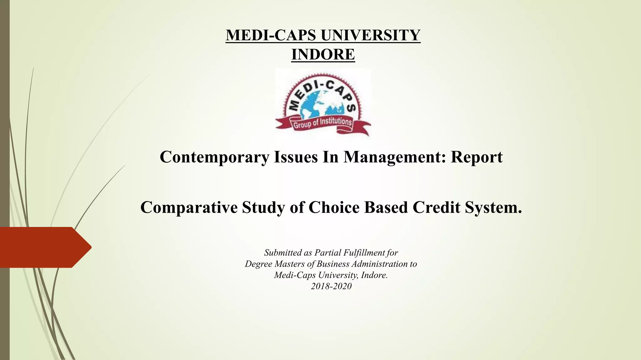 Choice Based Credit System CBCS | PPTX