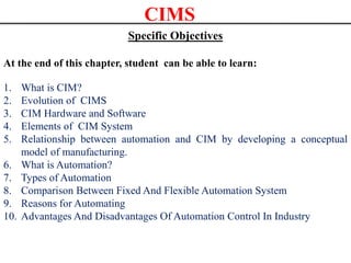 Computer Integrated Manufacturing System | PPTX