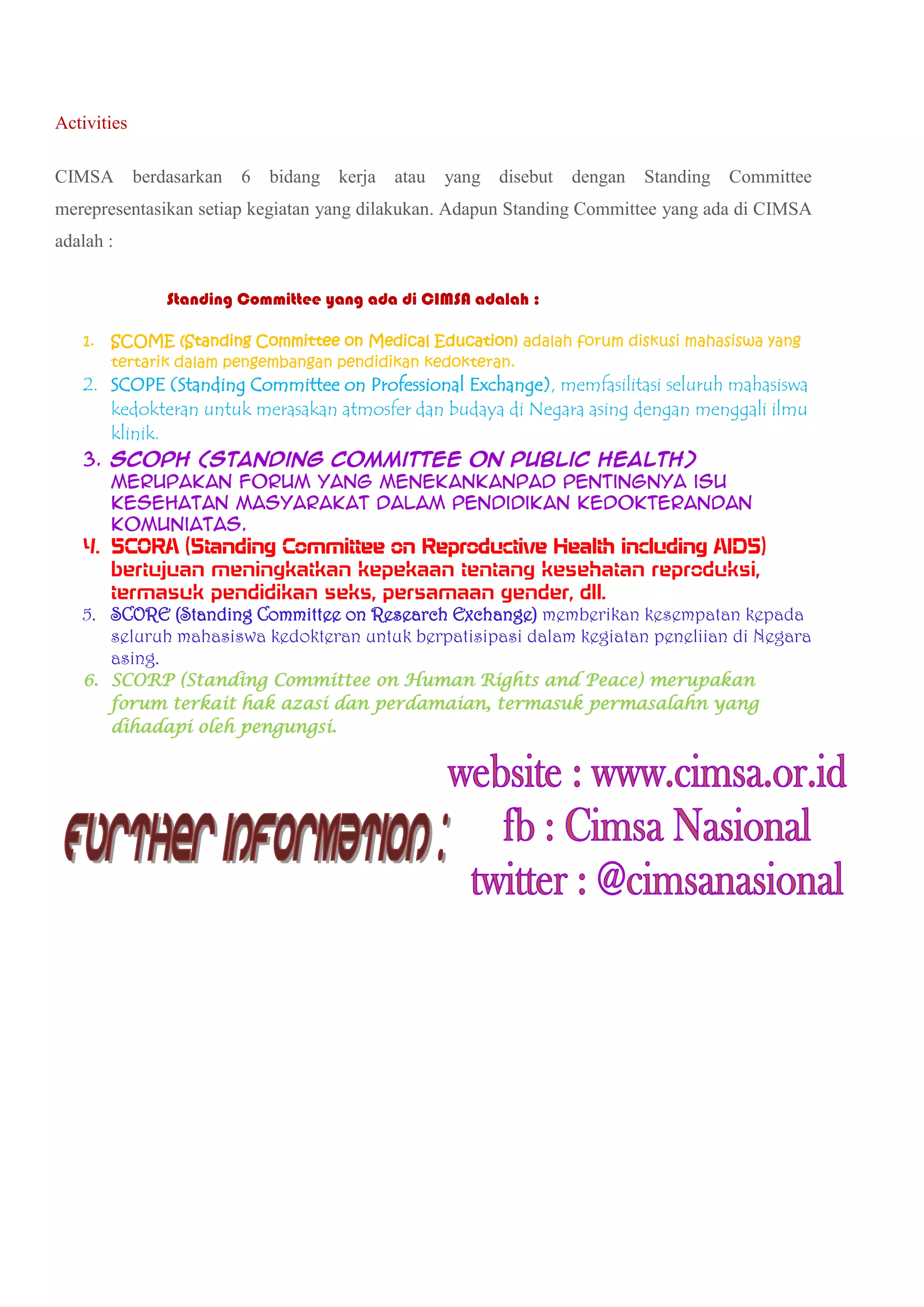 Cimsa general | DOCX