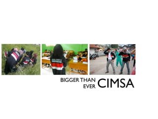 [CIMSA] Maintaining Organization | Lobbying, Agreement, and External ...