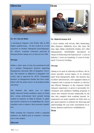 Cims b school placement e- brochure | PDF